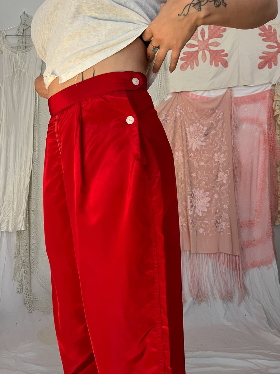 30’s SIDE BUTTON PANTS – Ornate Vintage Co